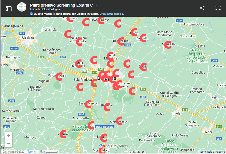 mappa_punti_prelievo_screening_hcv.png — Azienda USL di Bologna